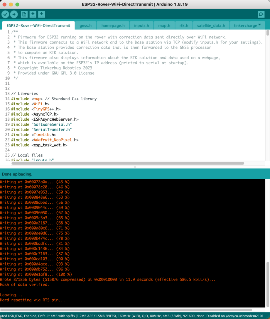 WiFi Base Station and Rover – Tinkerbug Robotics